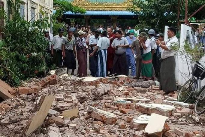 4.8 magnitude earthquake destroys buildings, kills nun in Maubin delta ...