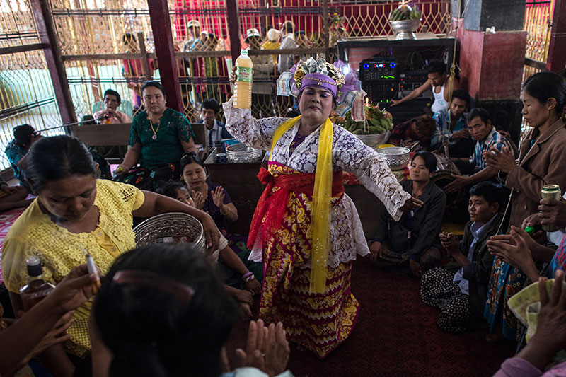 How about Nat? Devotees dance for Myanmar party spirit | Mizzima ...