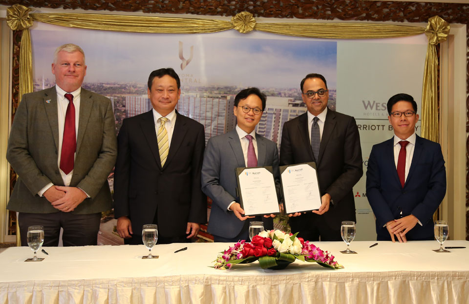 Marriott International signs agreement with Yoma Land | Mizzima Myanmar ...