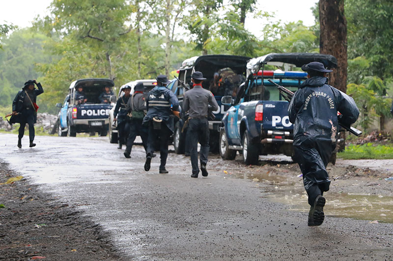 Myanmar security forces on high alert in northern Rakhine state ...