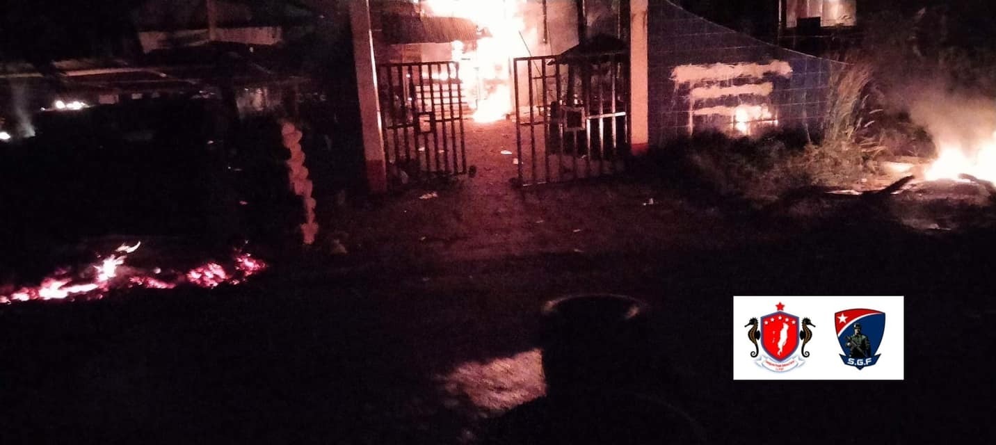Police station In Tanintharyi’s Launglon Township burned down | Mizzima ...