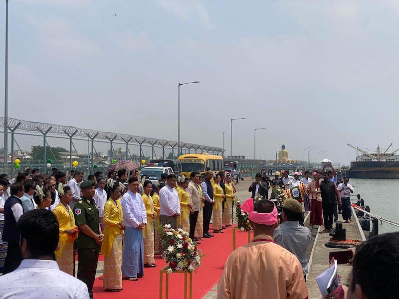 Sittwe port inaugurated and operational | Mizzima Myanmar News and Insight