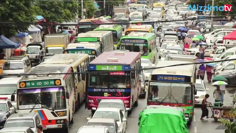 Yangon traffic jams set to get worse | Mizzima Myanmar News and Insight