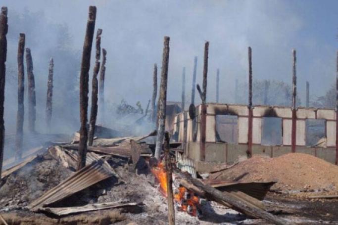 Nearly 2,000 Taze Township villagers displaced by junta ‘scorched earth ...