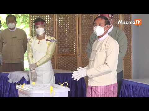 President U Win Myint speaks about the importance of voting | Mizzima ...